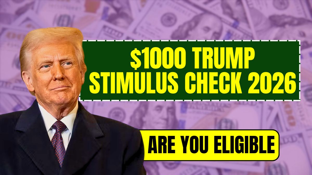 $1000 Trump Stimulus Check 2026 – Are You Eligible for This IRS Payout ...